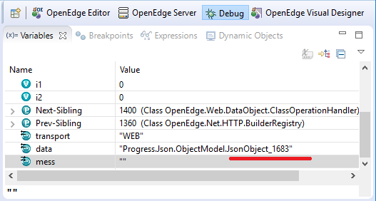 Why is PDSOE Web transport data using Progress.Json.ObjectModel.JsonObject_1388? - Progress ...
