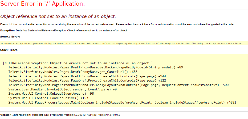 Permissions Object Reference Error When Assigning A User Permissions