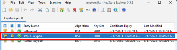 How Can I Export Import My Ipswitch Gateway Proxy Ssh Key Pair
