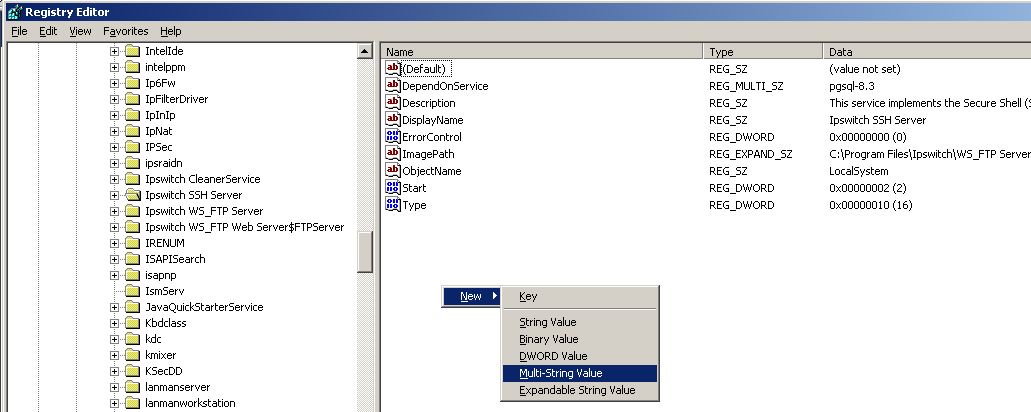 WS_FTP Server services do not start automatically after reboot but can ...