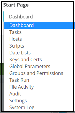 How to change the Start Page in MOVEit Automation Web Admin - Progress ...