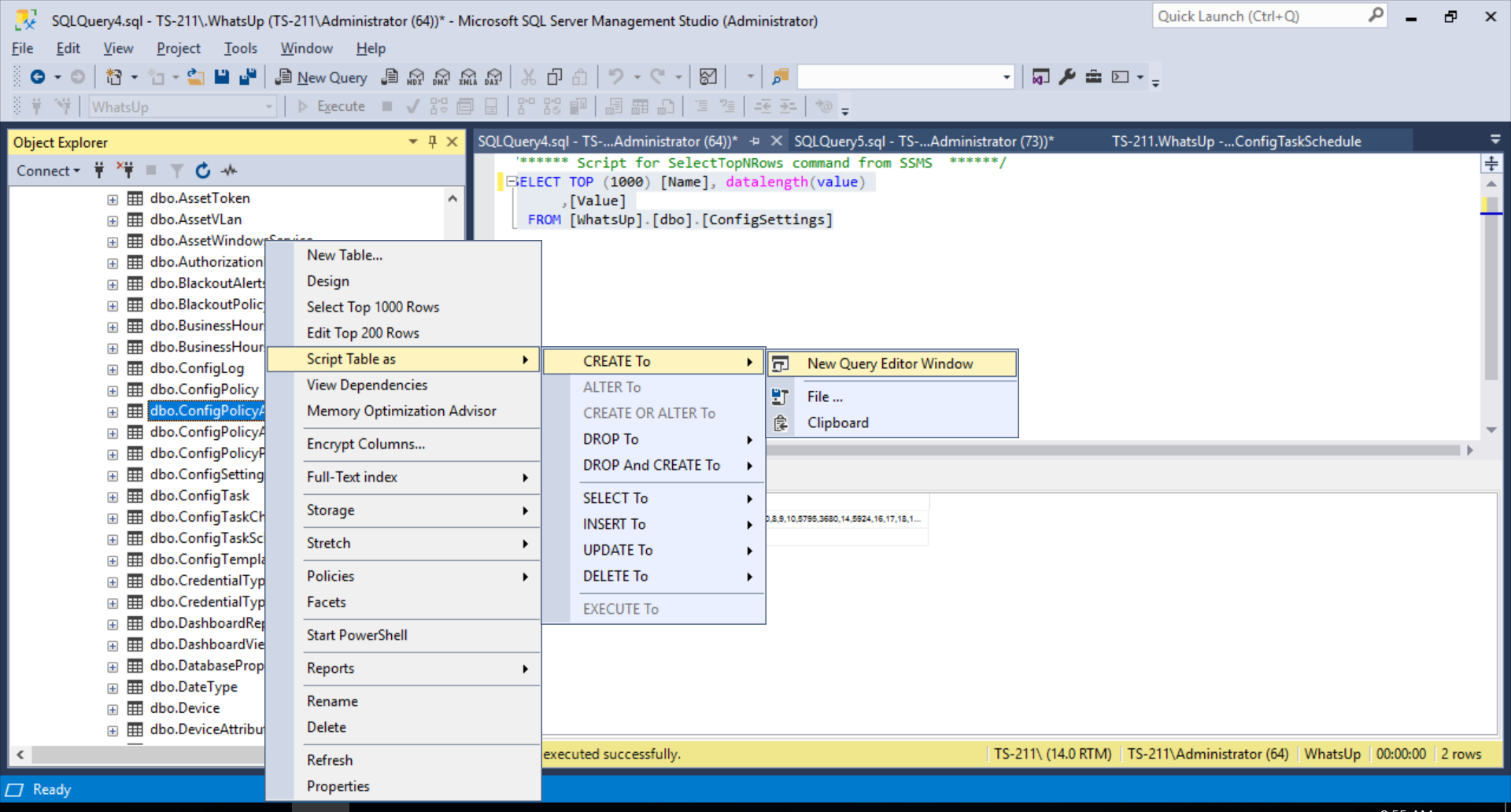 Rebuild SQL database table - Progress Community