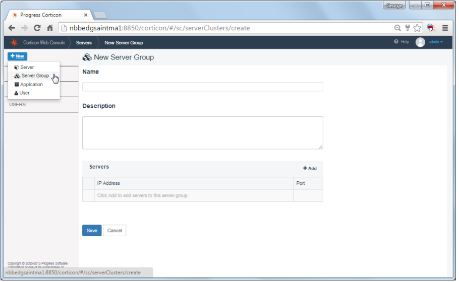 How To Add Corticon Server And Server Group To Corticon Web Console