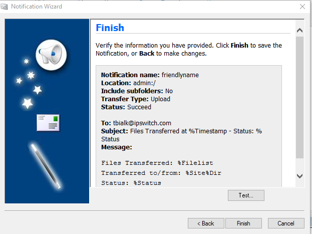 How to configure notifications in WS_FTP Professional - Progress Community