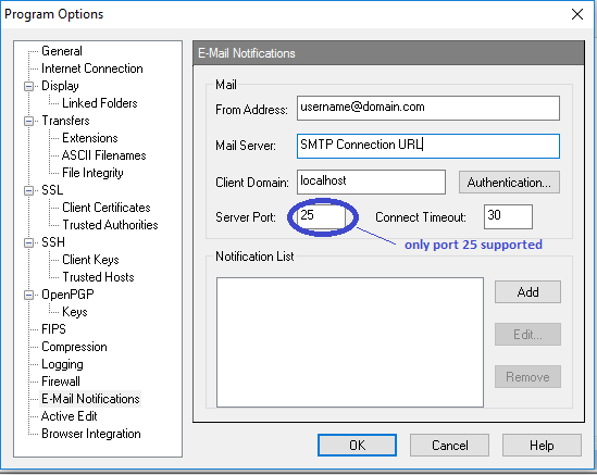 How to configure notifications in WS_FTP Professional - Progress Community