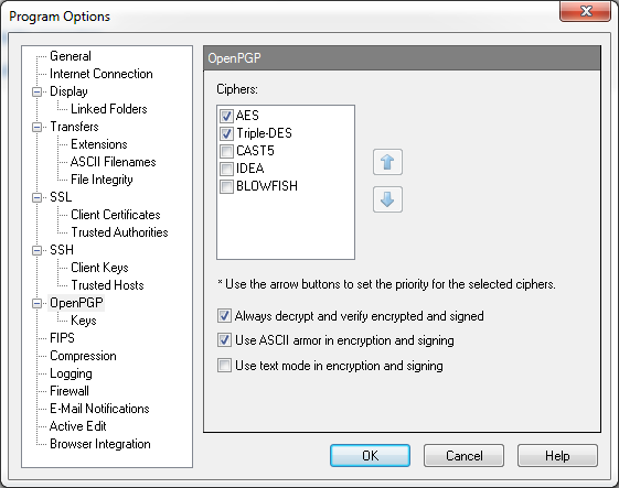How To Configure Pgp Key Encryption To Use Ascii Mode Progress Community 