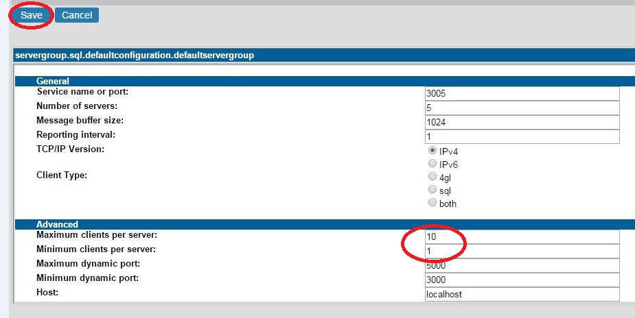 How to set the values for the startup parameters -Ma, -Mn and -n ...