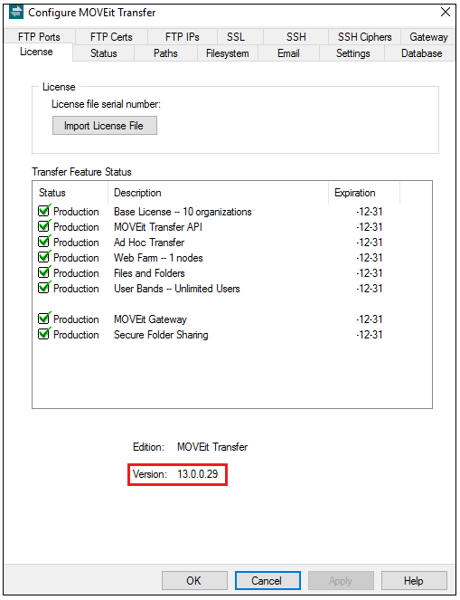 MOVEit Transfer - How to Check My Software Version - Progress Community