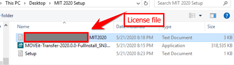 How to update the MOVEit license file - Progress Community