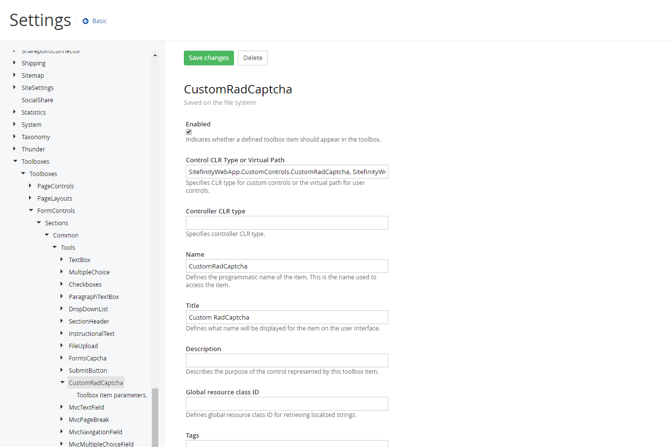 How to add an Audio functionality to the Captcha form control of the WebForms form - Progress ...