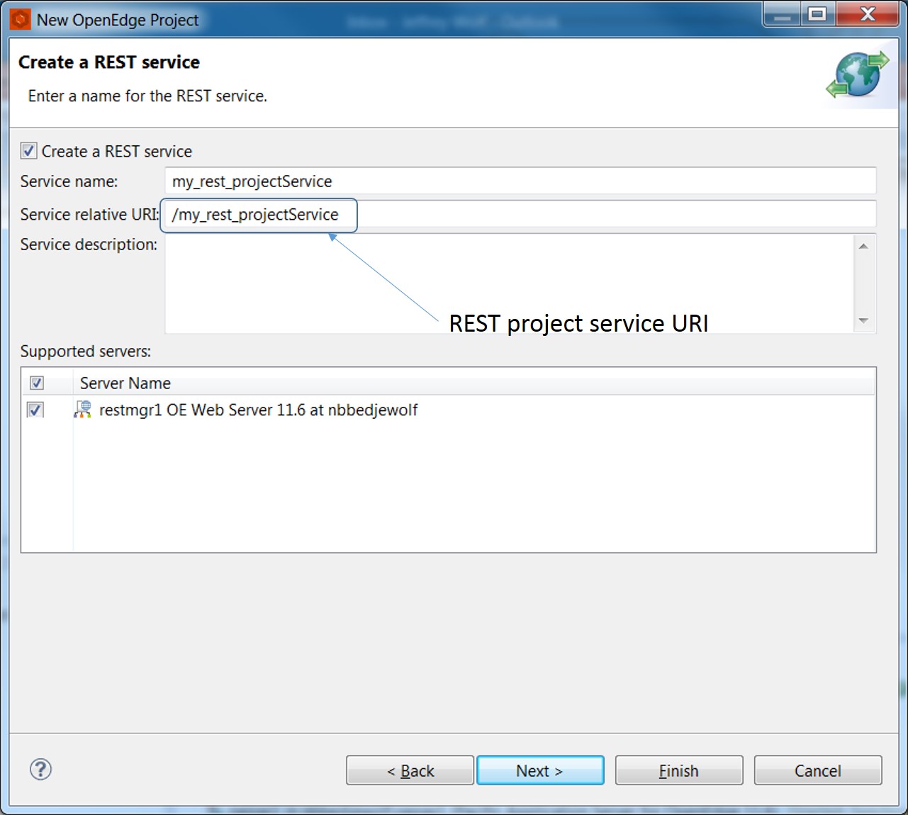 How to find the URI of a REST service. - Progress Community