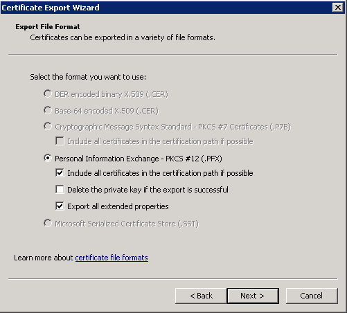 How do I Import and Export Server SSL Certificates? - Progress Community