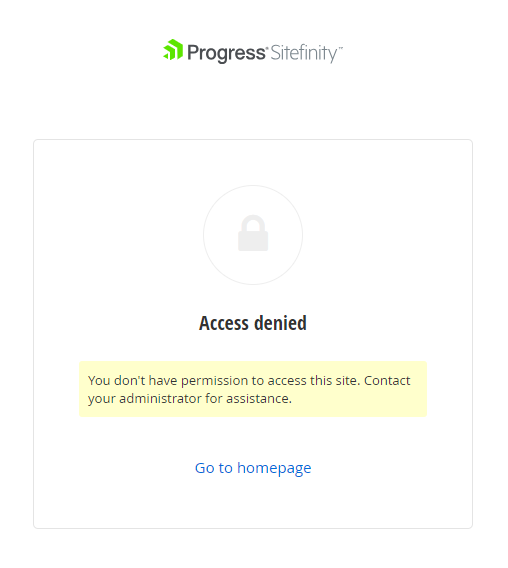 Cloud Sitefinity Backend User Permissions Issue Progress Community