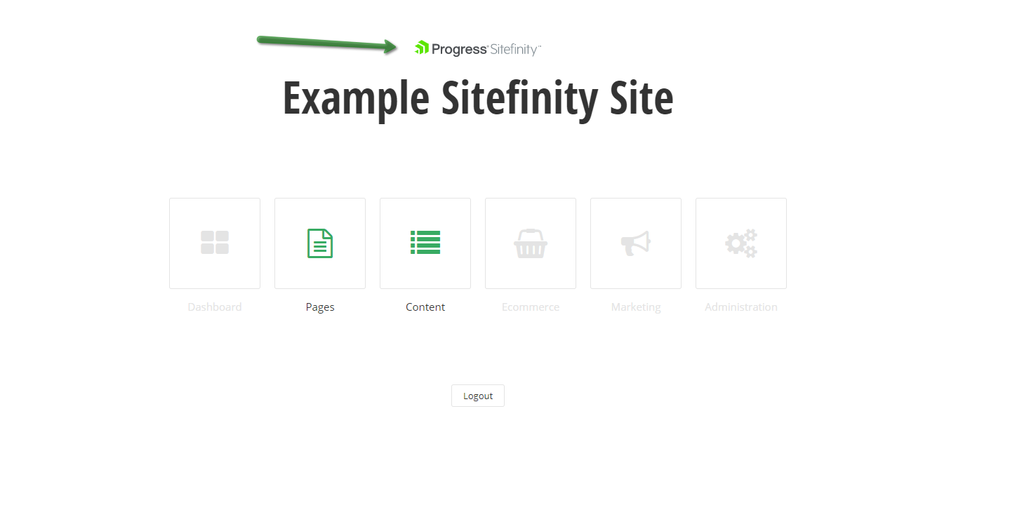 How to remove Sitefinity logos or product version tags? - Progress ...