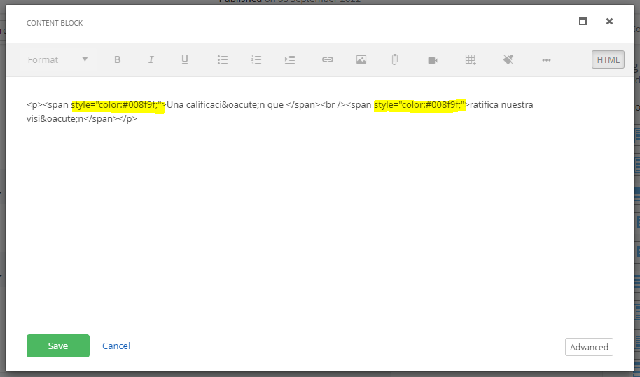 AdminApp: How to add custom classes in the formatting drop down of the Kendo editor? - Progress ...