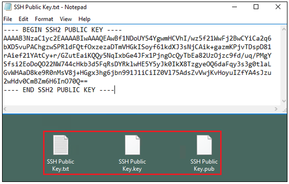 How To Export The Ssh Client Public Key In Moveit Automation Central