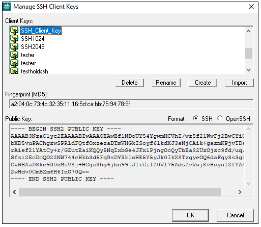 How To Export The Ssh Client Public Key In Moveit Automation Central