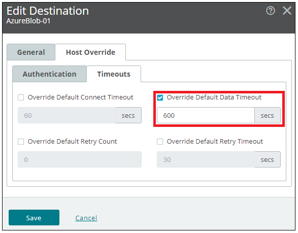 MOVEit Automation - Task Error (The client could not finish the operation within specified ...