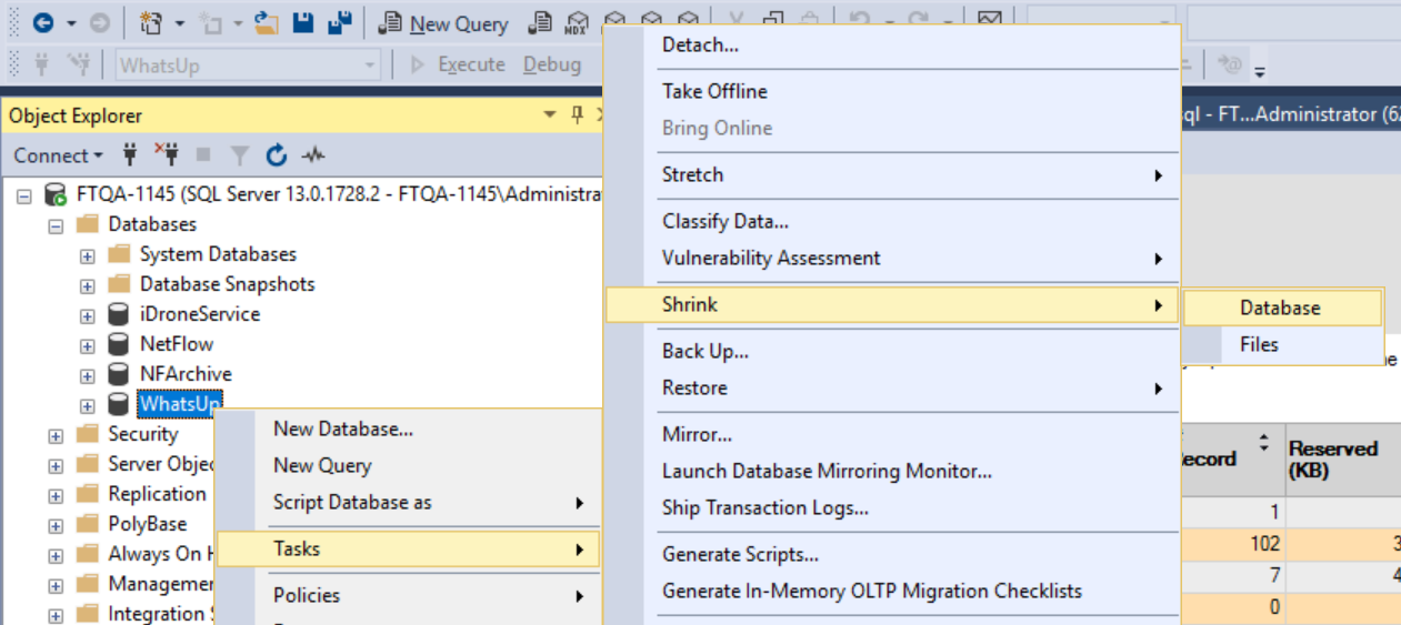 Troubleshooting full database inside SQL Express instance - Progress ...