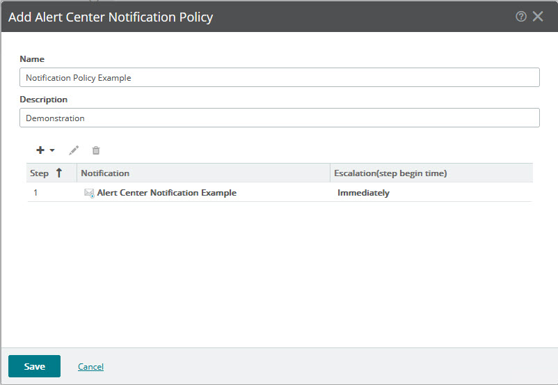 How to create/edit notifications, policies, and thresholds for ...