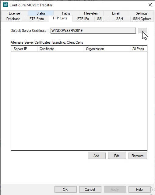 How to apply an SSL certificate to MOVEit Transfer - Progress Community