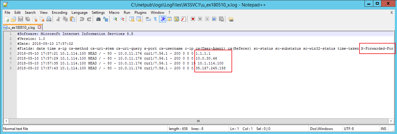 How to Add an X-Forwarded-For Header and Configure IIS Logging - Progress Community