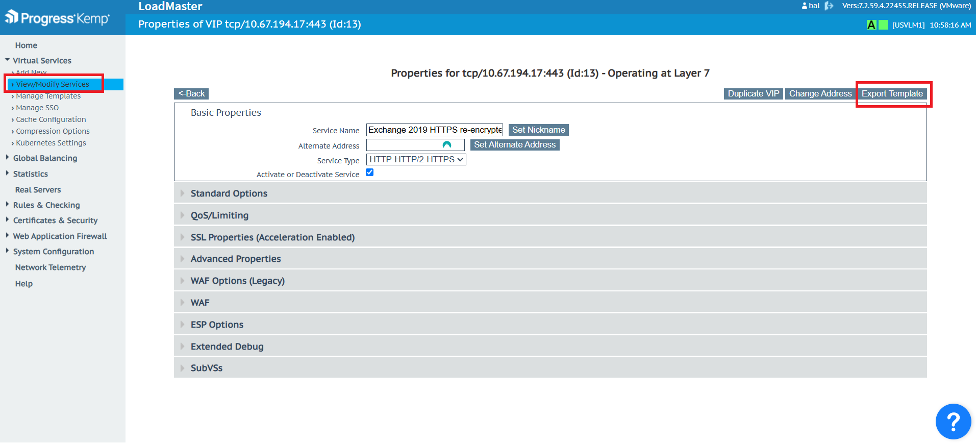LoadMaster templates - Progress Community