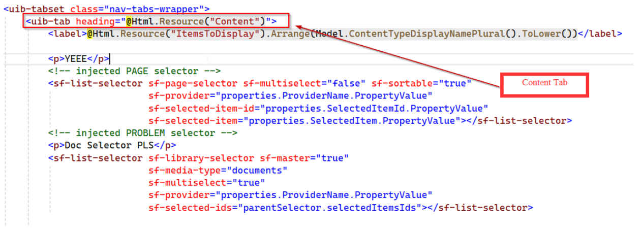 How To Add Document Library Selector To Dynamic Content Widgets
