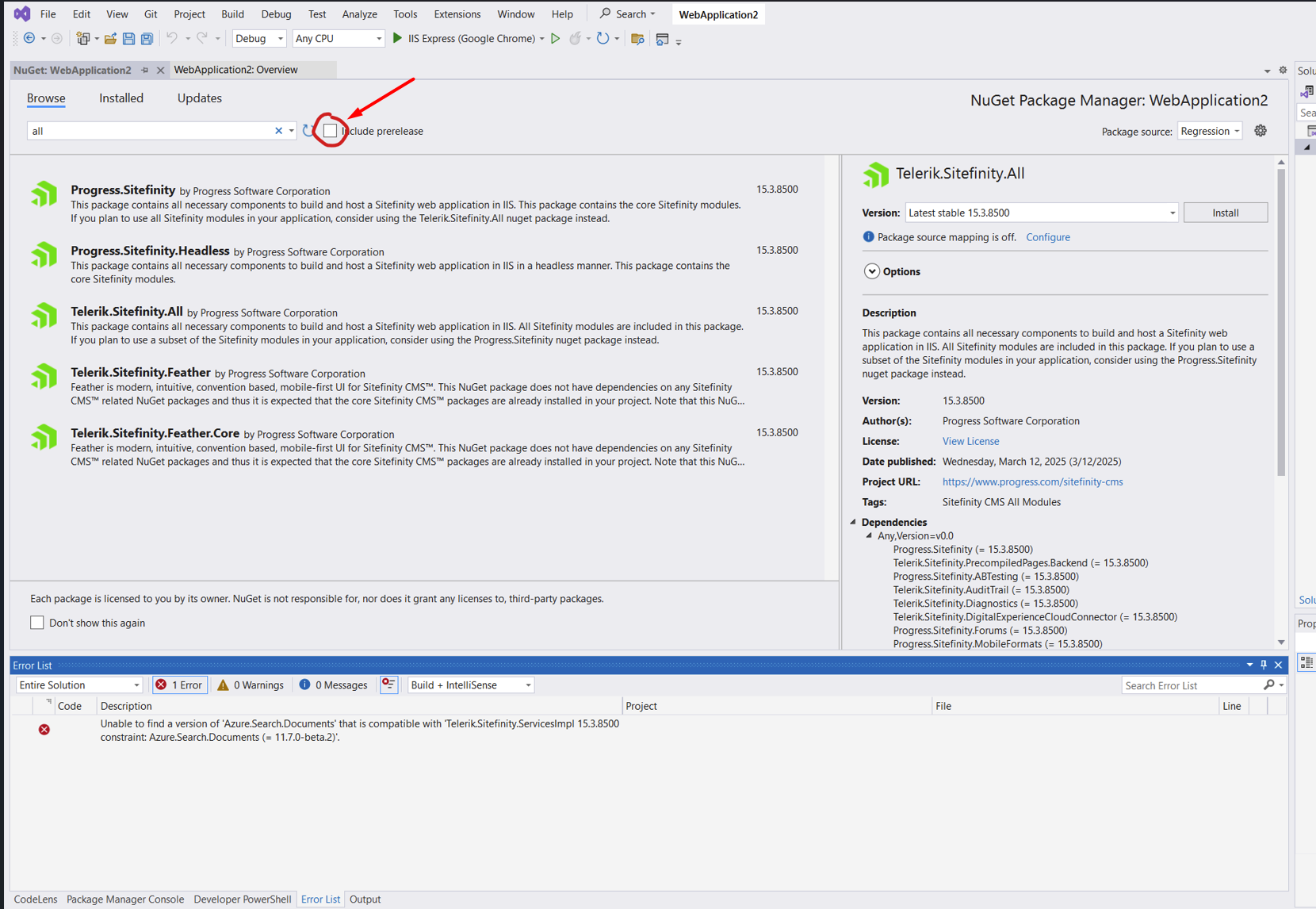 Upgrade: Additional step when installing or upgrading Sitefinity to 15.3 - Progress Community