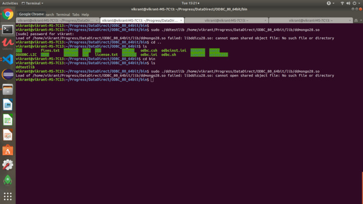 libddicu28.so: cannot open shared object file: No such file or ... libddicu28.so: cannot open shared object file: No such file or ...